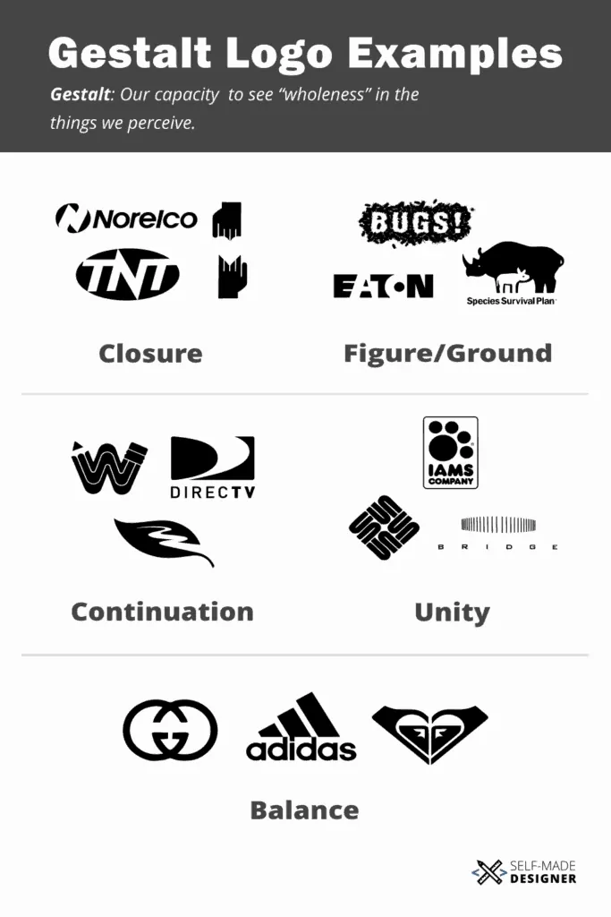 Gestalt Theory (Great Logo Design Examples) - Self-Made Designer Gestalt Theory (Great Logo Design Examples) - Self-Made Designer